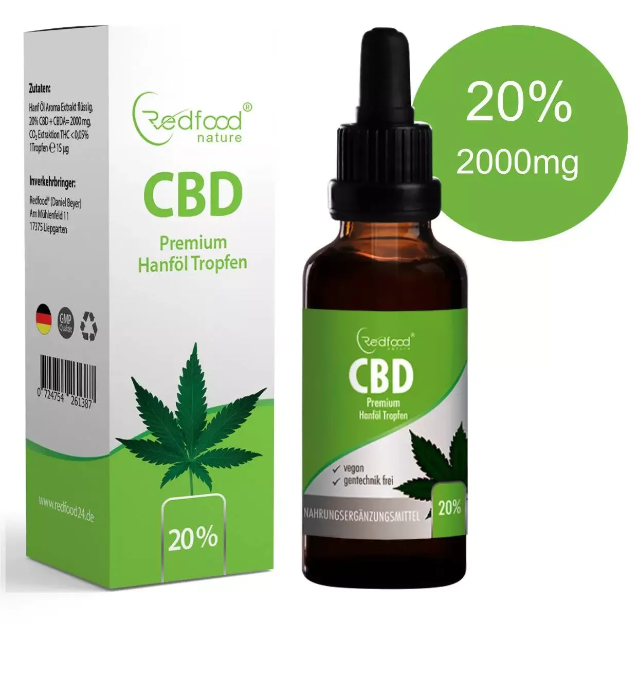 CBD Redfood Online Shop - Premium CBD Produkte kaufen